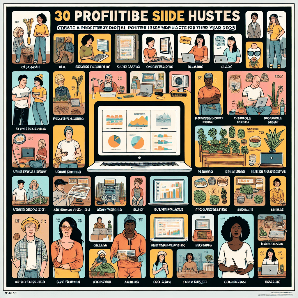 30 Profitable Side Hustles for 2025 - ecommerceindustryreview.com